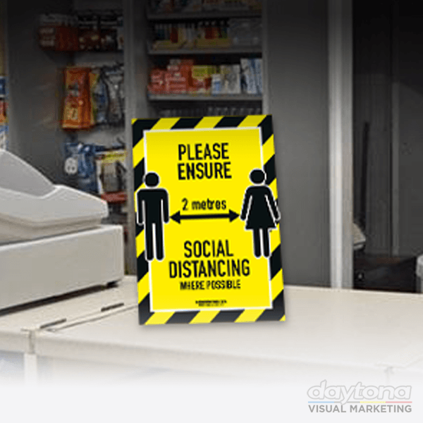 Covid-19 Social Distancing Signage & Protection Archives - Daytona ...