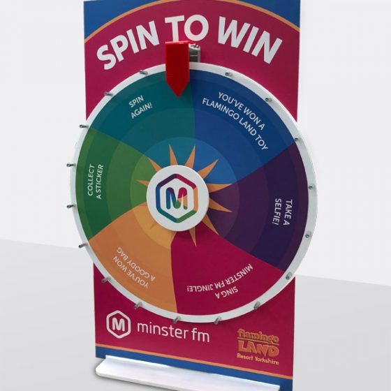 Custom Wheel of Fortune - Daytona Visual Marketing Ltd