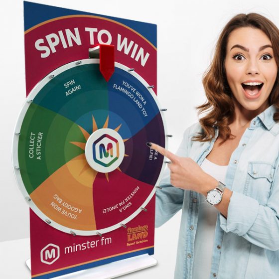 Custom Wheel of Fortune - Daytona Visual Marketing Ltd