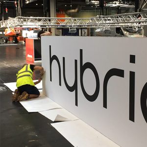 installation exhibition tension graphics - Daytona Visual Marketing Ltd